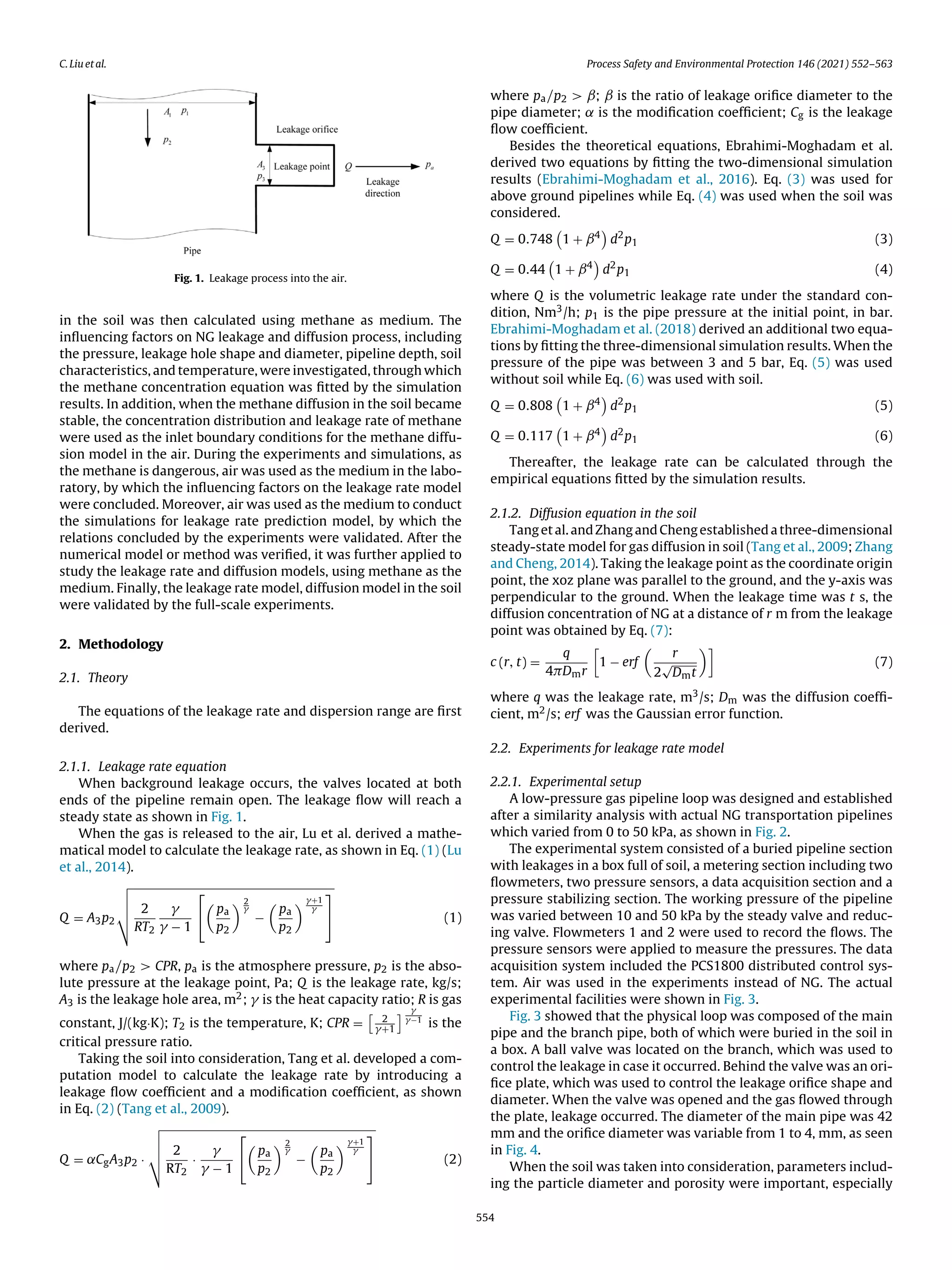 Buried Natural Gas Pipe Line Leakage – Quantifying Methane Release and ...