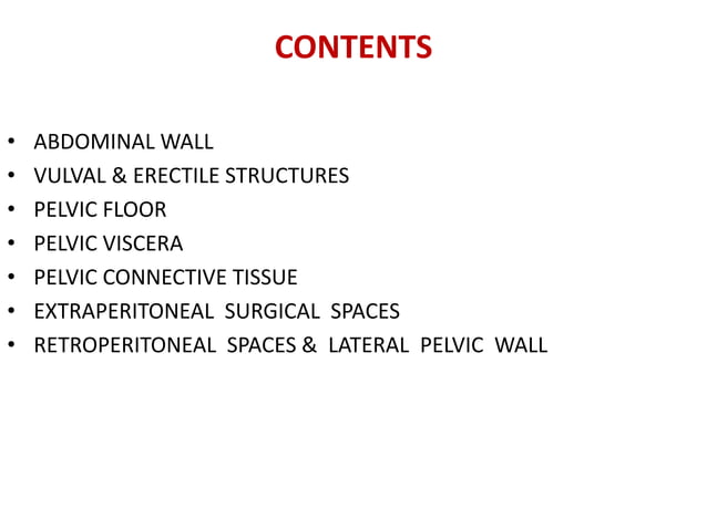 Anatomy of Pelvic structures and It's correlation | PPTX