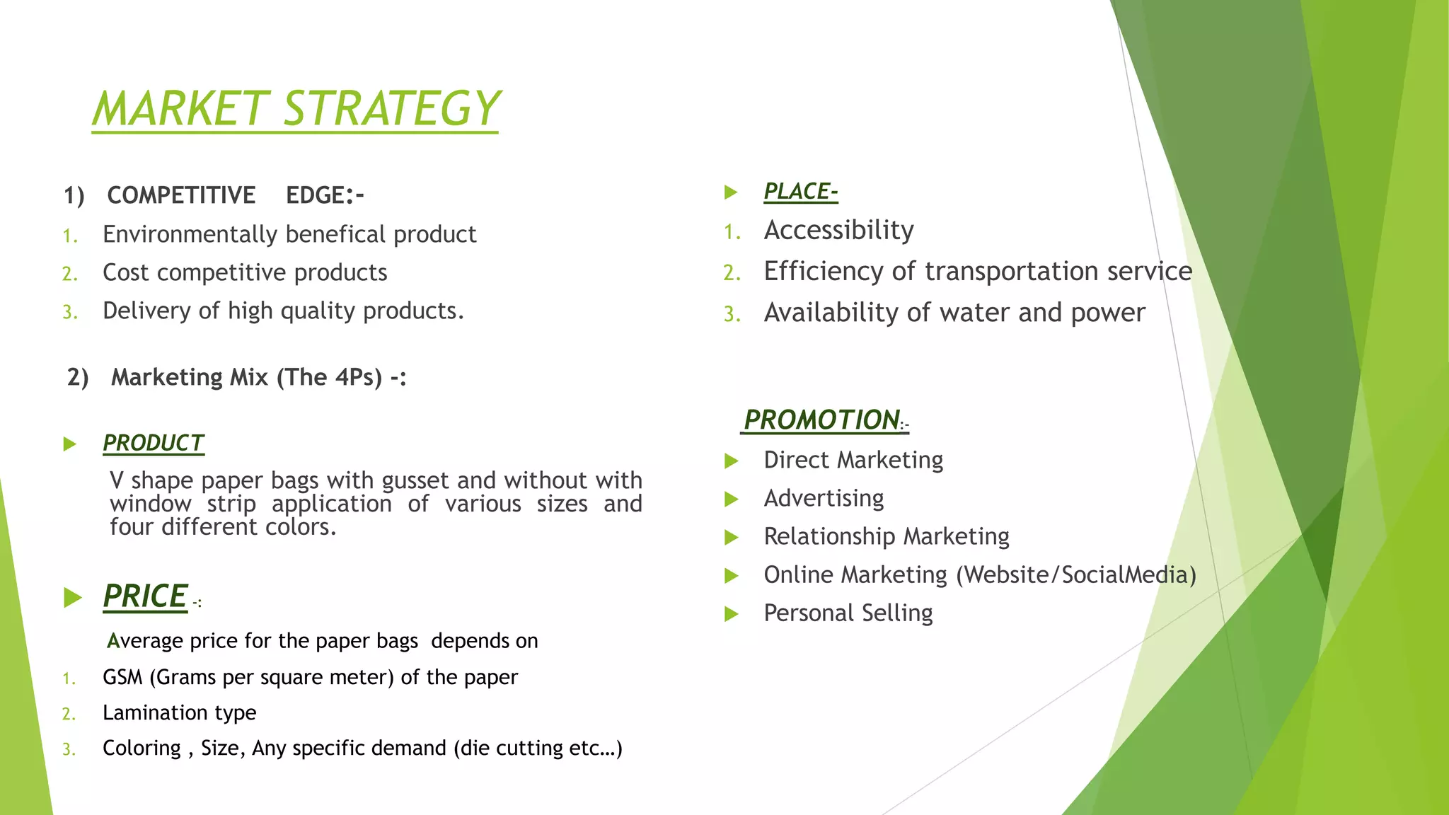 PROJECT ON PAPER BAG INDUSTRY | PPTX
