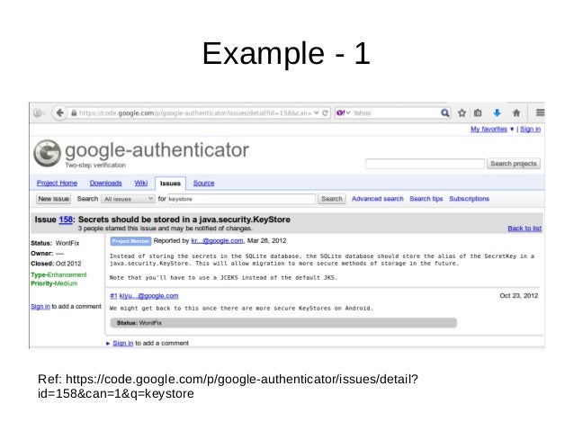 Owasp Mobile Risk M2 : Insecure Data Storage : null/OWASP/G4H Bangalo…