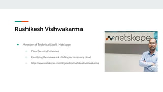Netskope Threat Labs: Cloud As an Attack Vector | PPTX