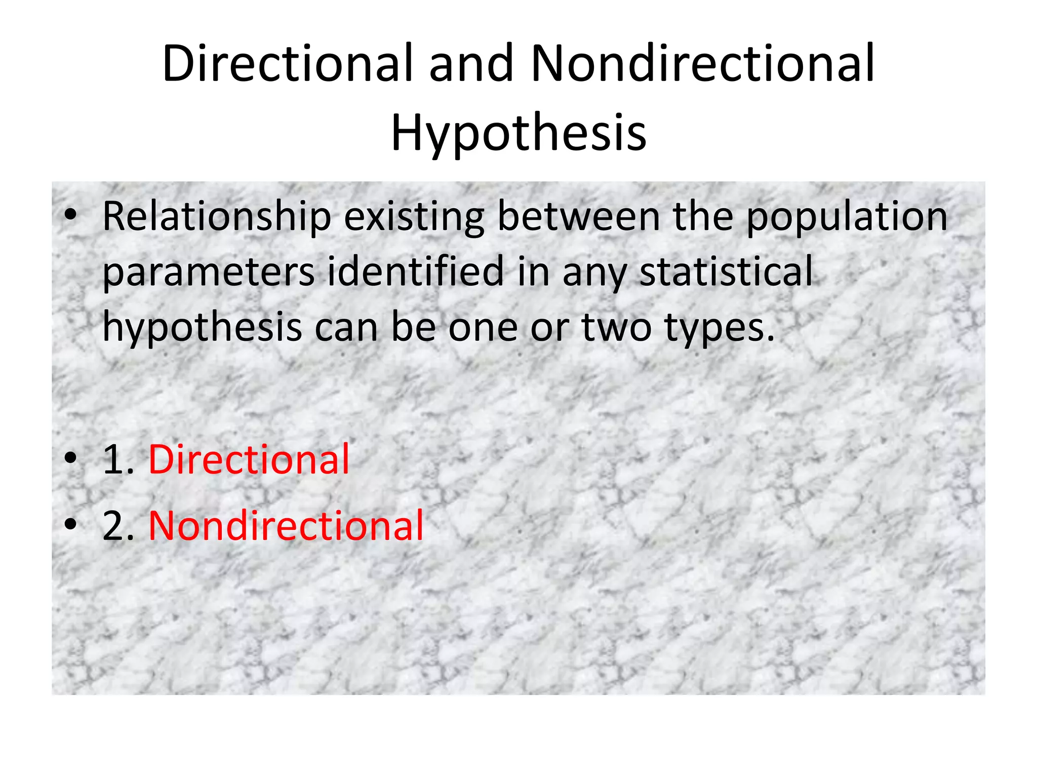 Null hypothesis | PPTX