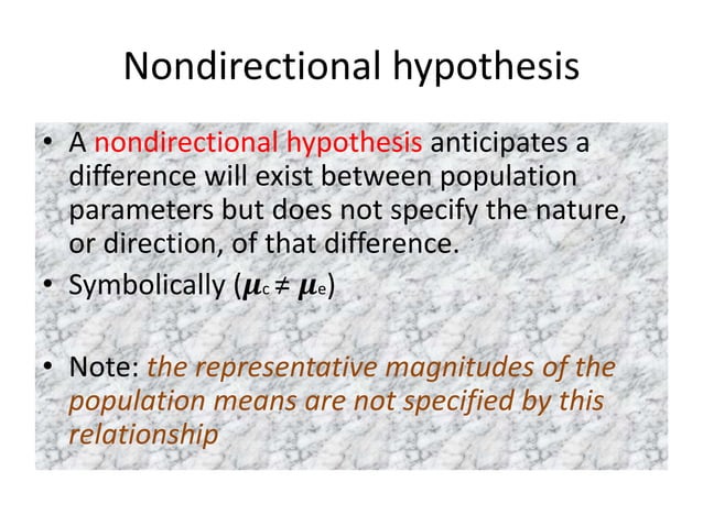 Null hypothesis | PPTX