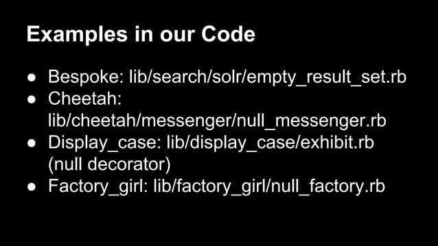 Null object pattern | PDF