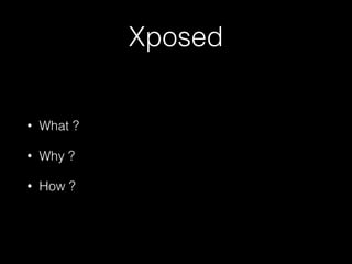 Null Xposed Framework internals and writing modules | PDF | Operating Systems | Computer ...