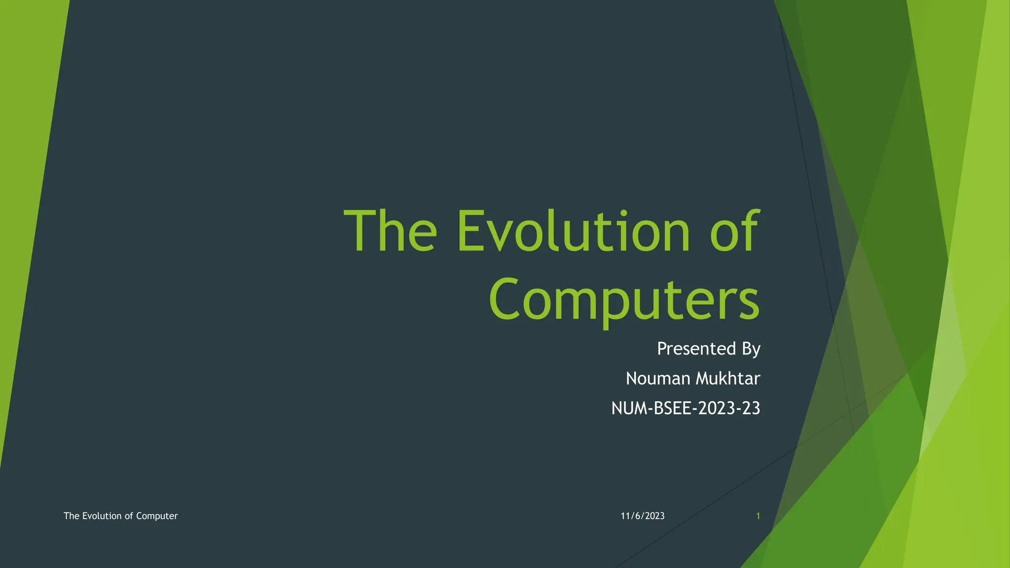 The Evolution of Computer | PPTX