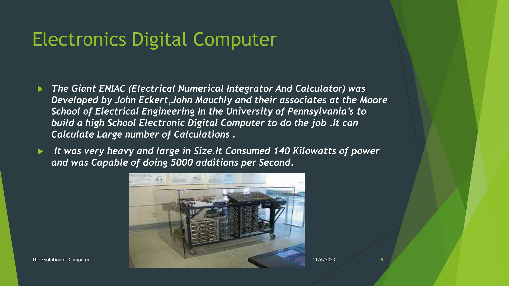 The Evolution of Computer | PPTX
