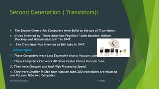 The Evolution of Computer | PPTX