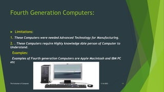 The Evolution of Computer | PPTX