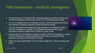 The Evolution of Computer | PPTX