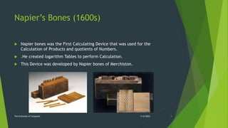 The Evolution of Computer | PPTX