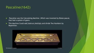 The Evolution of Computer | PPTX