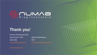 Numab linked in_test | PPT