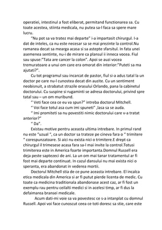 Numai doua luni de trait | DOC