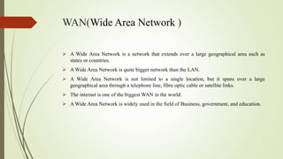 Computer networking and its different types | PPT