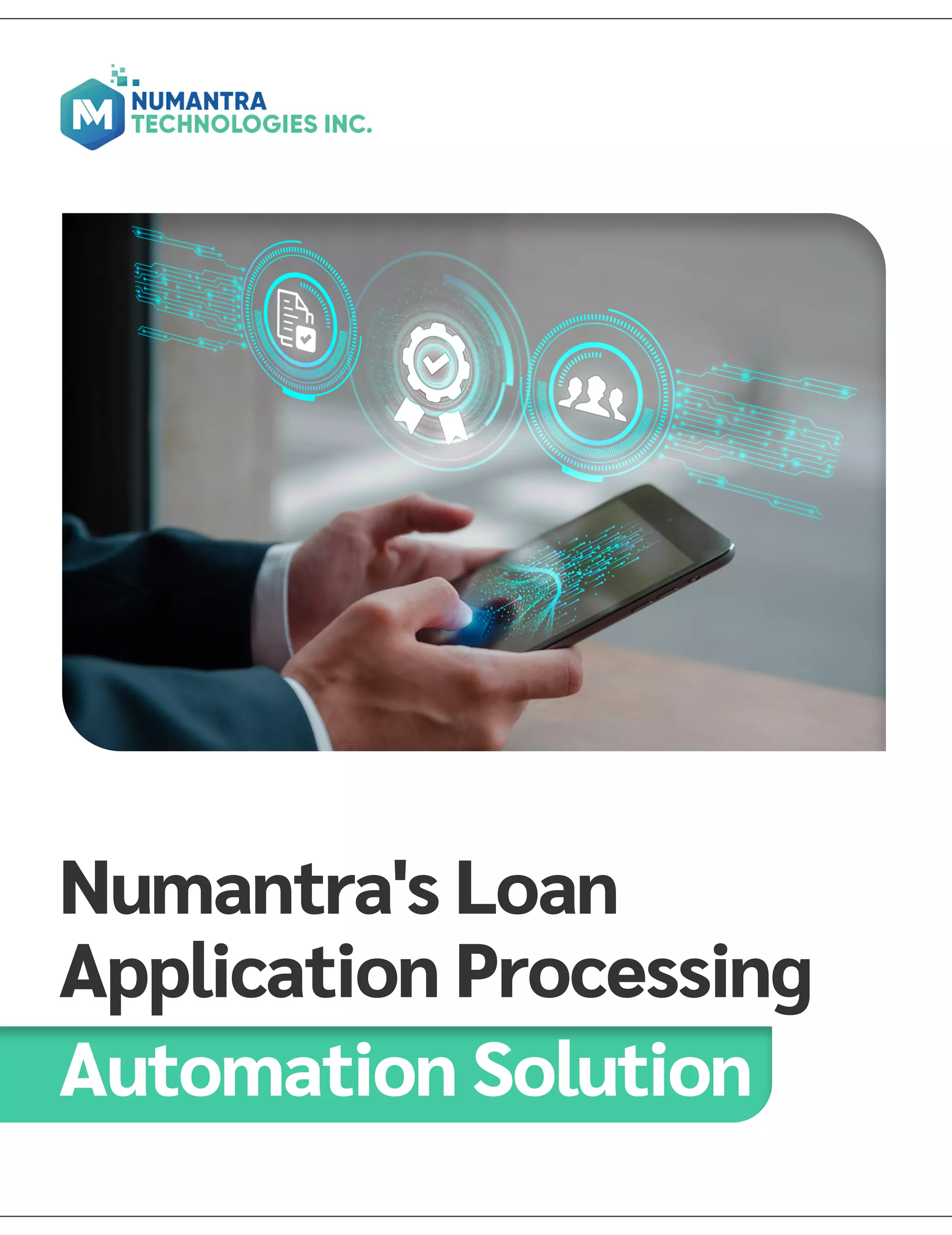 Numantra's Loan Application Processing Automation Solution | PDF