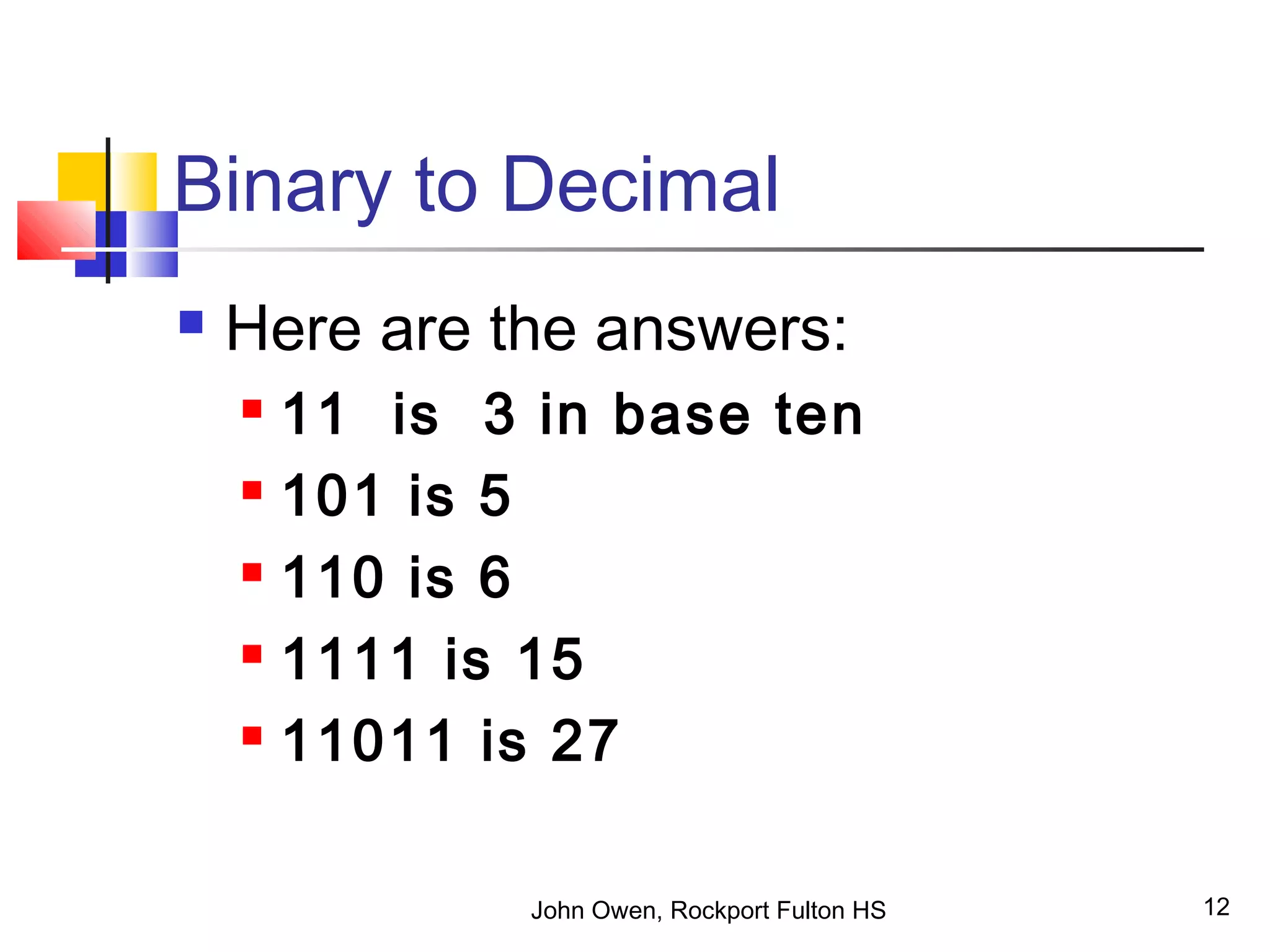 Number Base Part2 | PPT | Technology & Computing
