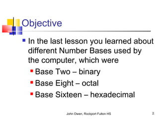 Number Base Part2 | PPT | Technology & Computing