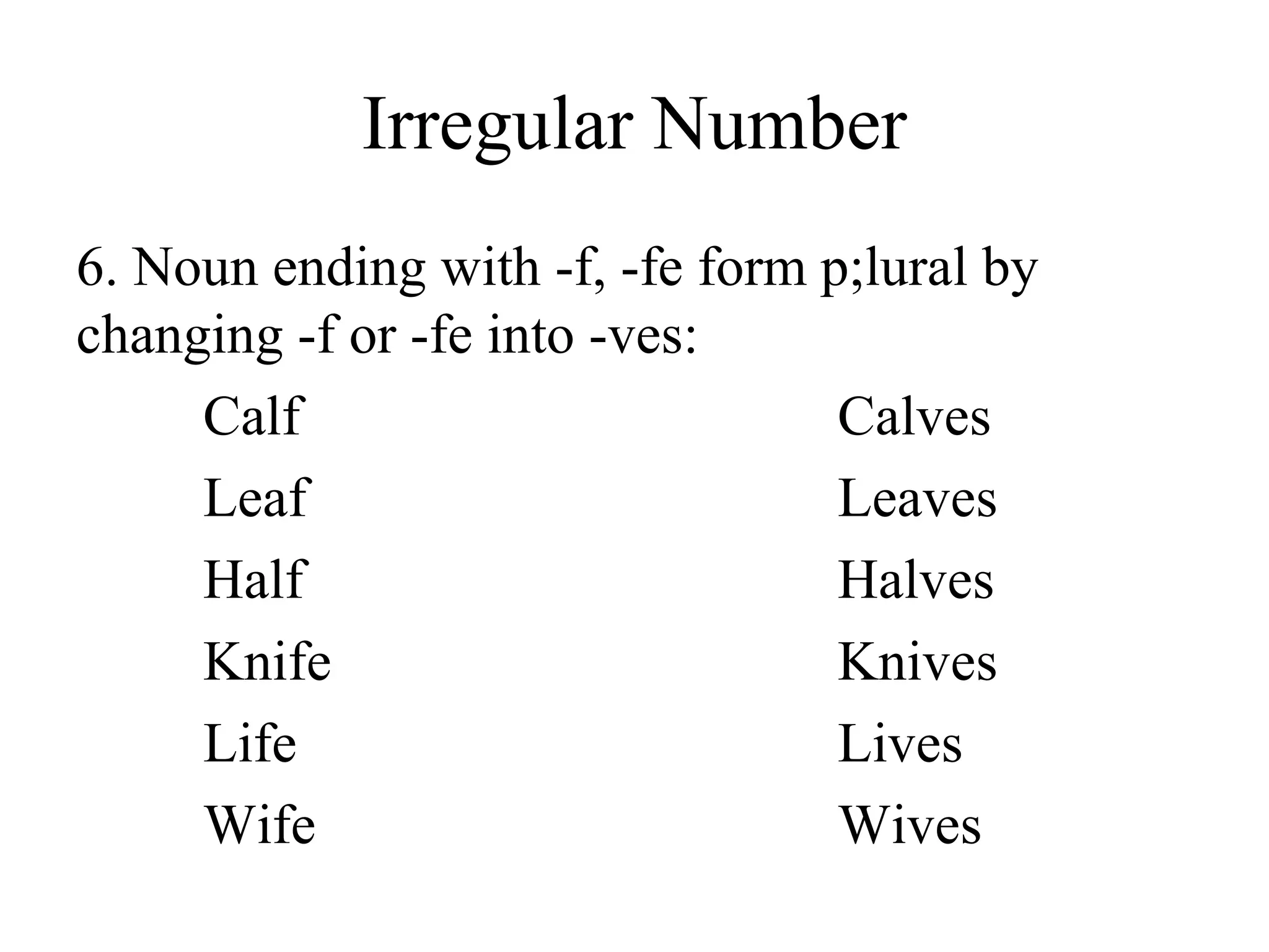 Number in English | PPT