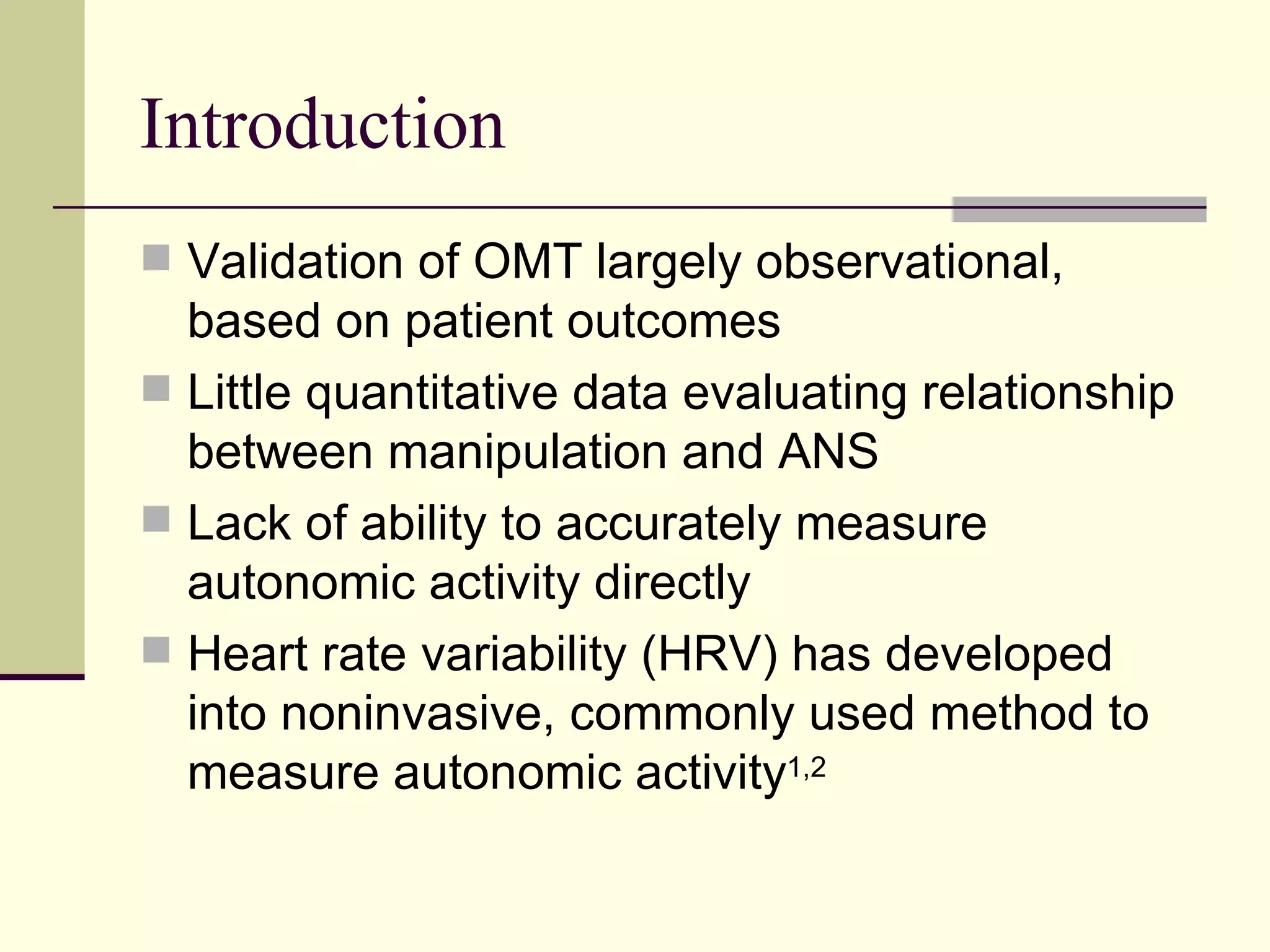 Number 3 Of 5 Osteopathic Manipulative Treatment And Its Relationship ...