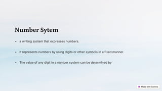 Number-Systems-and-Conversion(Decimal and Binary System) | PPT