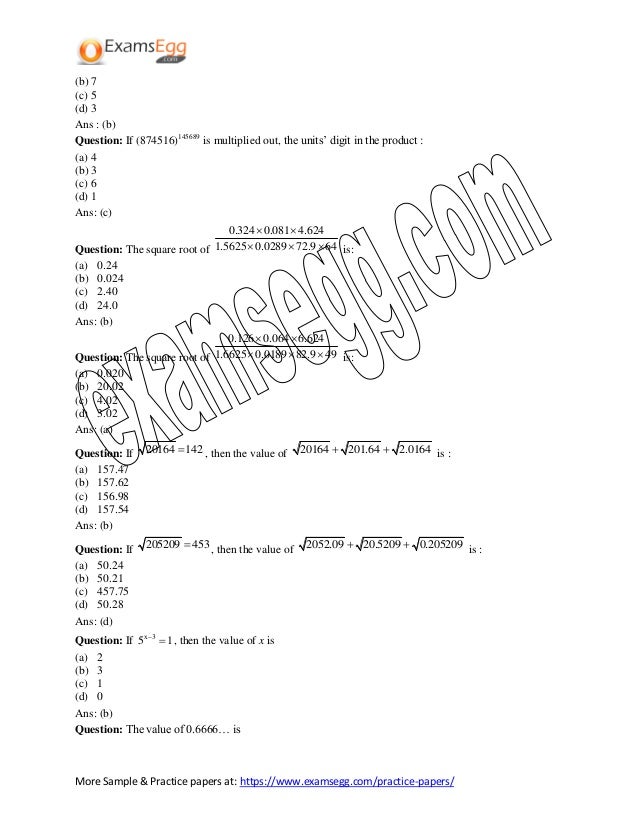 Basic Number Theory Questions For Practice By Examsegg Basic Number Theory Questions For Practice By Examsegg