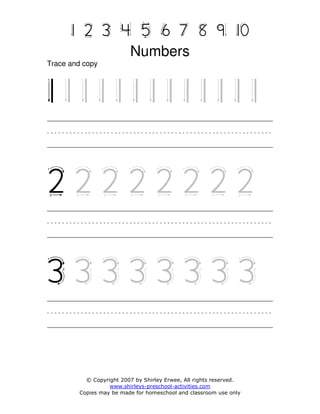 Number worksheets | PDF | Homeschooling | Education