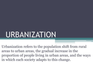 Definition of Urbanization in Sociology: Understanding the Impact : The ...