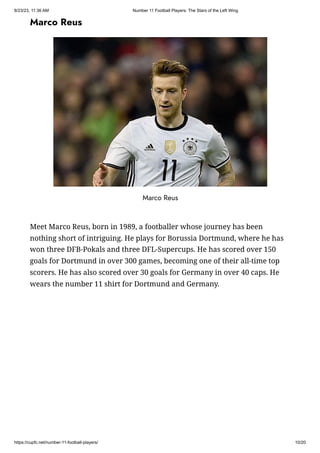 Number 11 Football Players_ The Stars of the Left Wing.pdf
