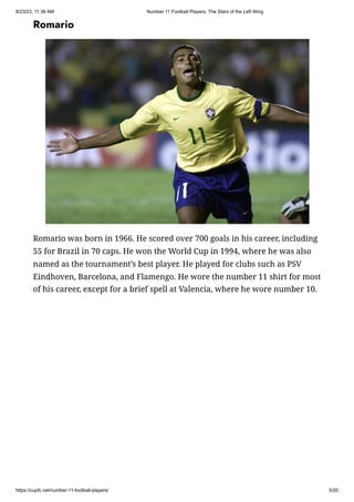 Number 11 Football Players_ The Stars of the Left Wing.pdf