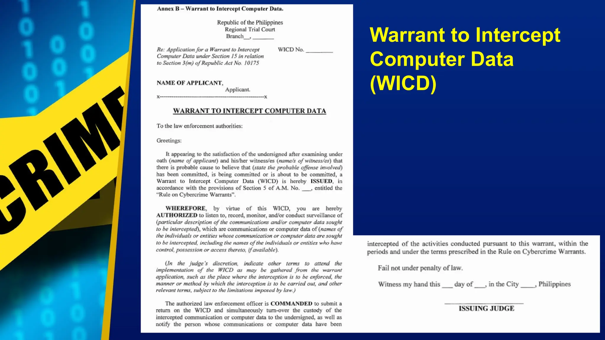 The Rule on Cyber crime Warrants presentation.pptx