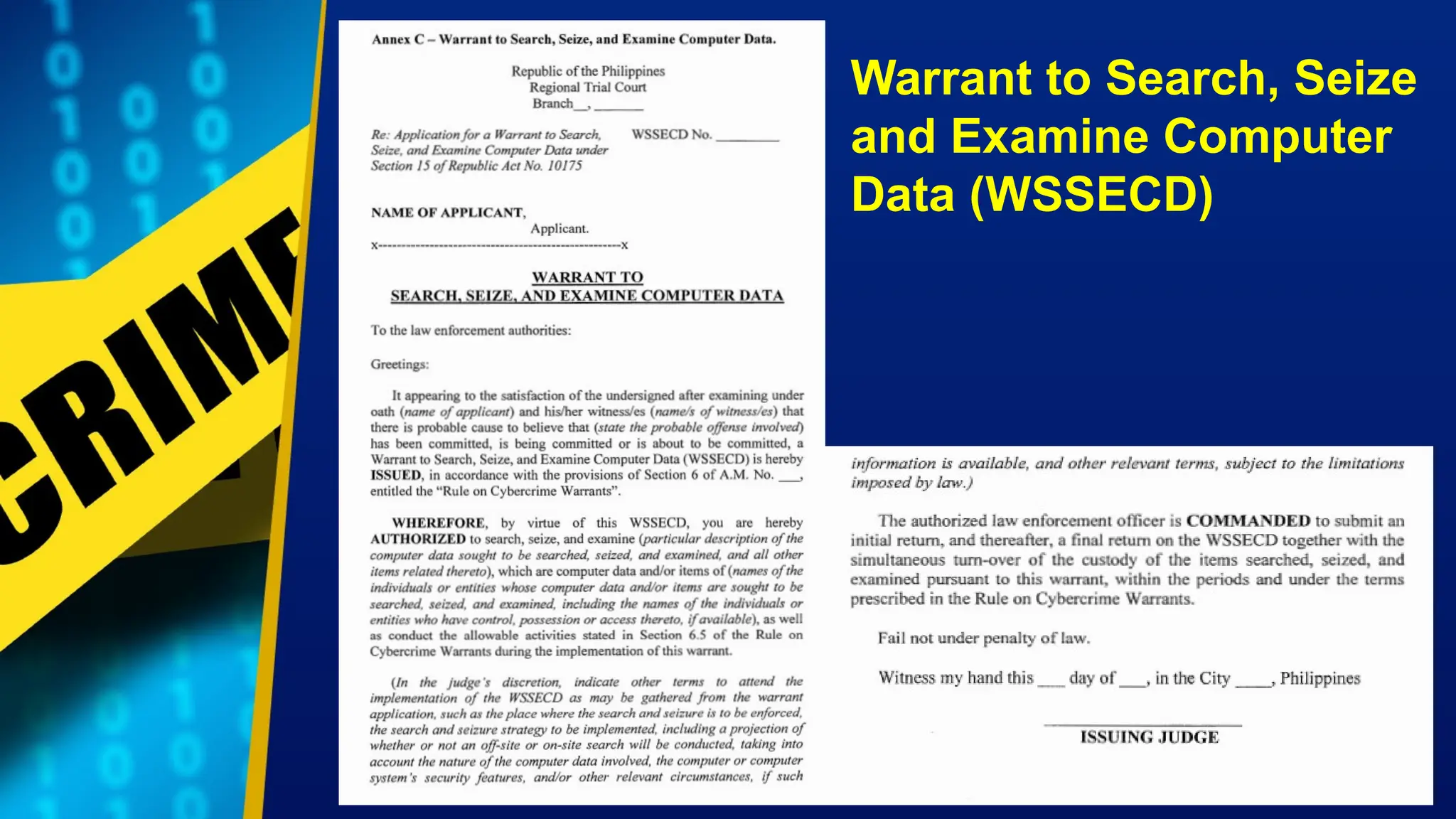 The Rule on Cyber crime Warrants presentation.pptx