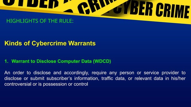 The Rule on Cyber crime Warrants presentation.pptx