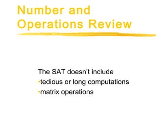 Number and operations review1 | PPT
