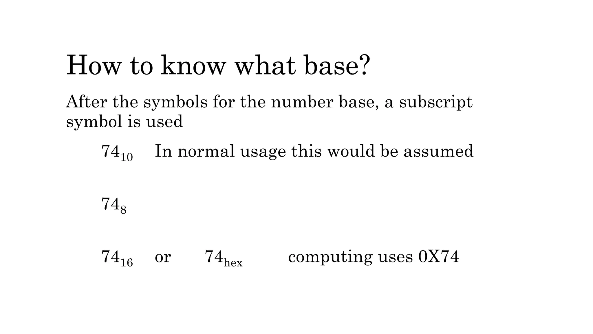 Number base conversion | PPTX