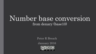 Number base conversion | PPTX