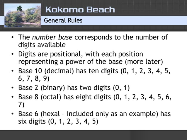 Number Base Basics | PPTX