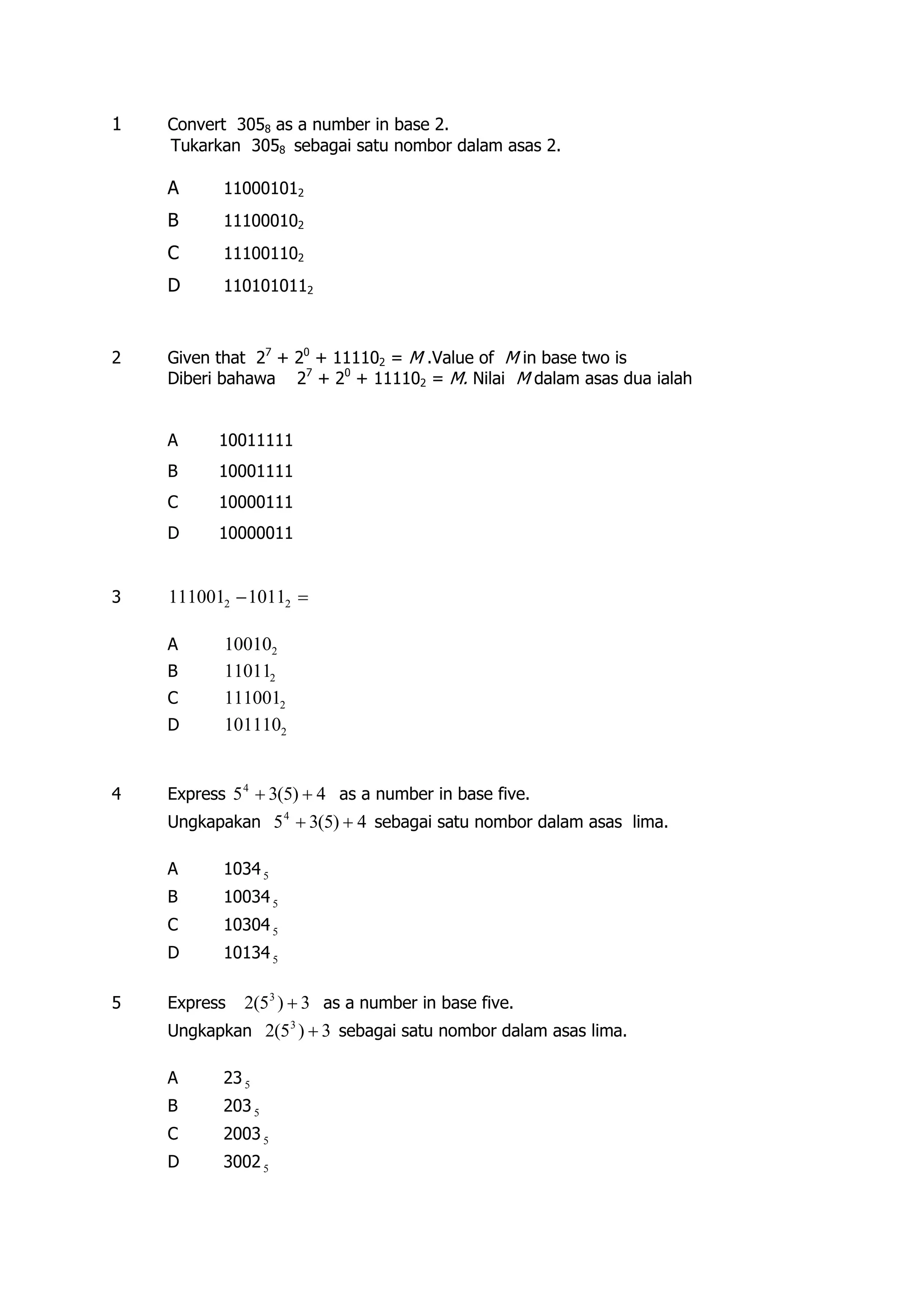 Number bases | PDF