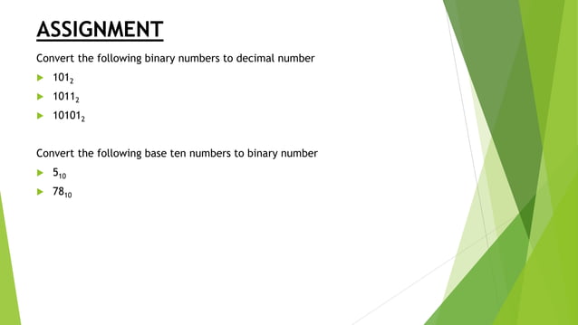 NUMBER BASE SYSTEM.pptx | Computing | Technology & Computing