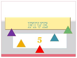 Number basics counting basics 1 to 5- kindergarten | PPTX