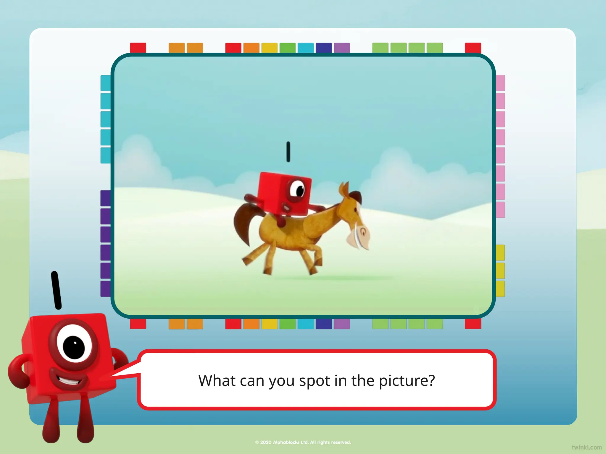 Numberblocks one for kids kindergarten k | PPTX