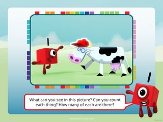 Numberblocks one for kids kindergarten k | PPTX