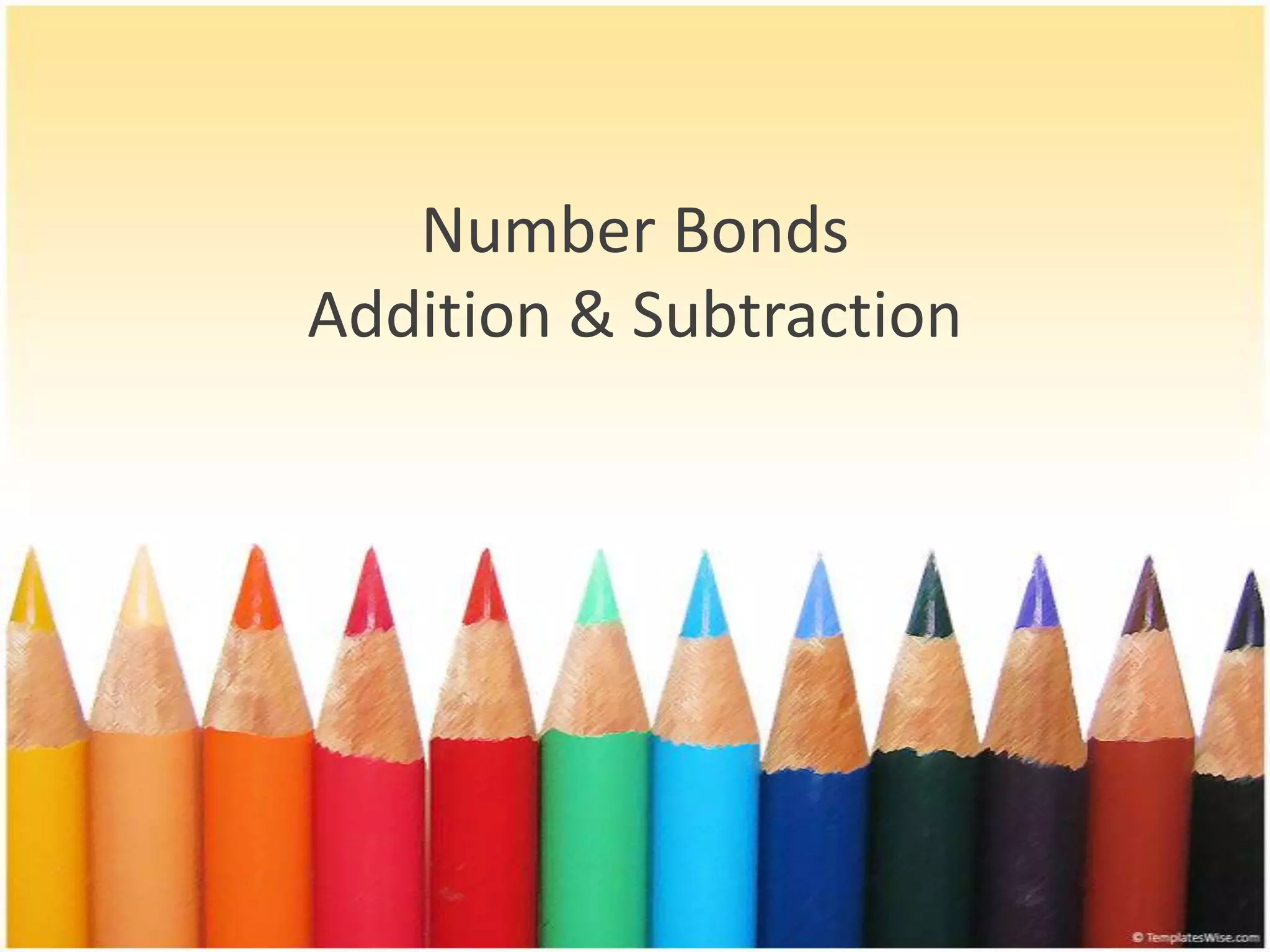 Number bonds | PPTX