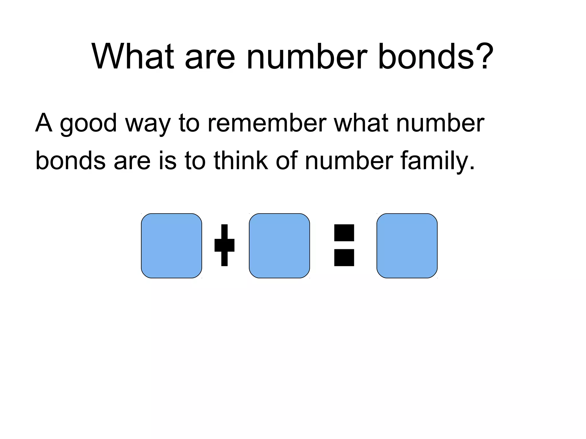 Number bonds | PPT