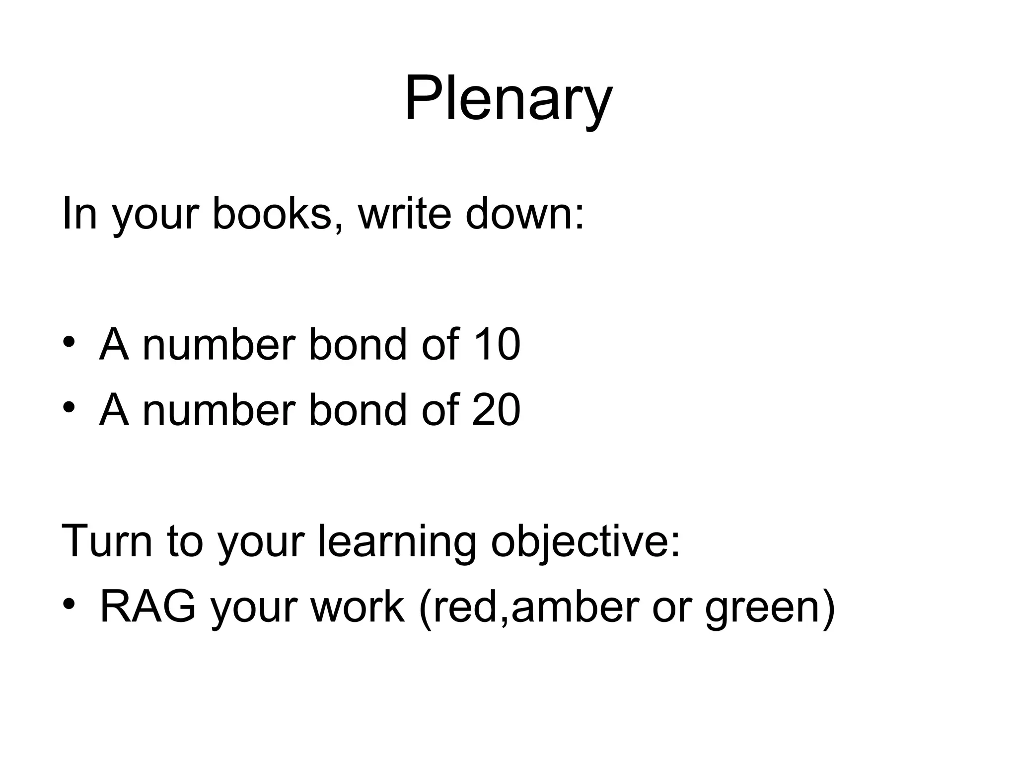 Number bonds | PPT