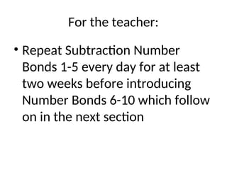 Number Bonds subtraction, teaching children to subtract using number ...