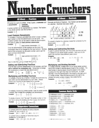 Number Crunchers | PDF