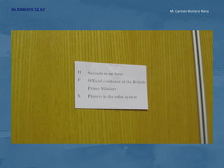 Numbers cultural quiz | PPT