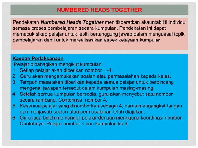 Numbered heads together | PPT