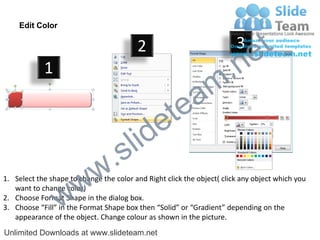 Numbered list powerpoint slides presentation diagrams templates | PDF